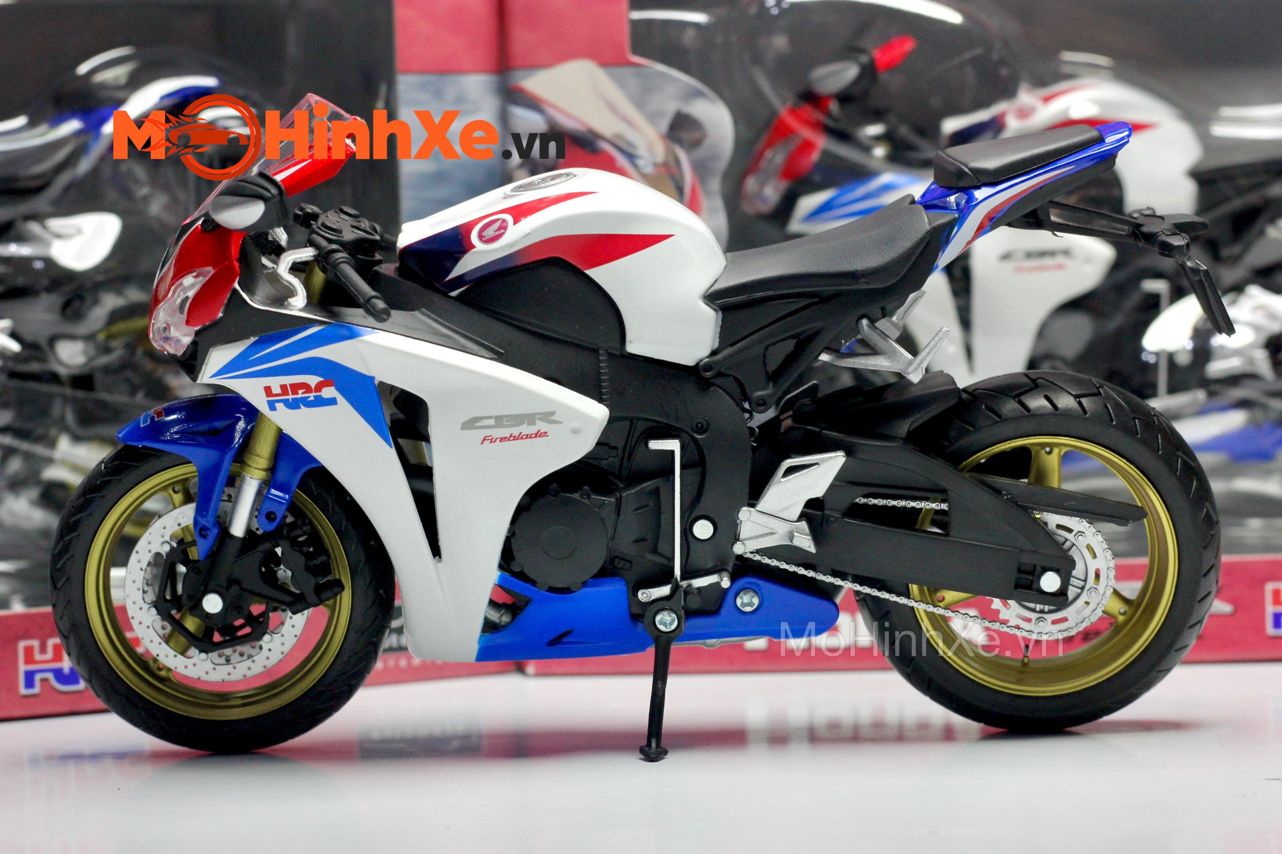 Mô hình xe Honda CBR1000RR HRC 1:12 Automaxx | MoHinhXe.vn