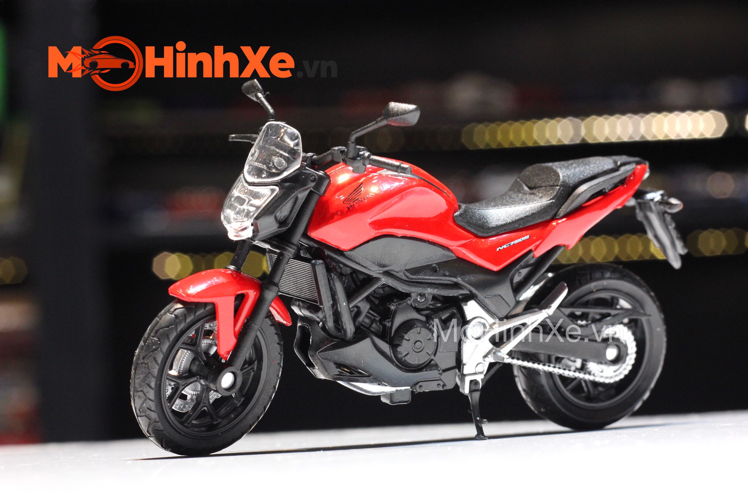 Mô hình xe Honda NC750F 2018 1:18 Welly | MoHinhXe.vn