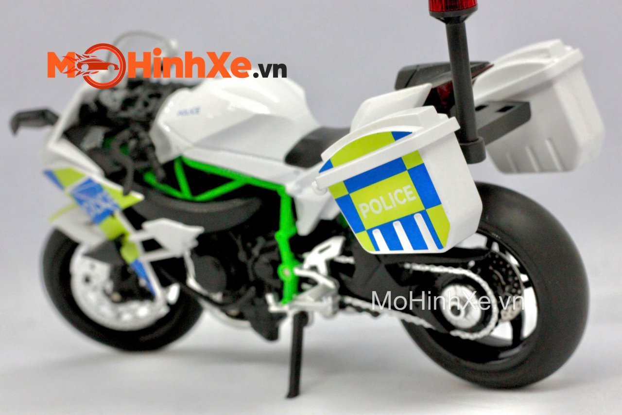 Mô hình xe Kawasaki H2R Police 1:12 Double Horses | MoHinhXe.vn