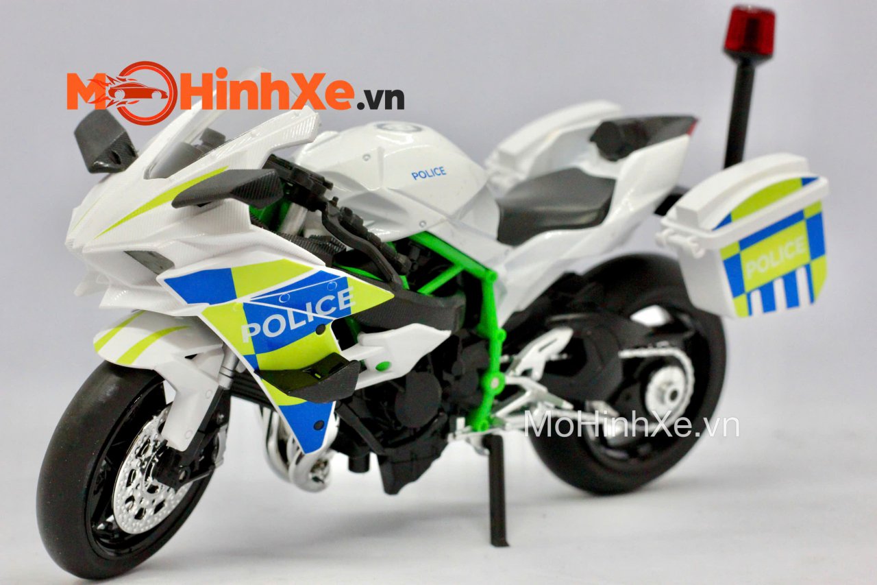 Mô hình xe Kawasaki H2R Police 1:12 Double Horses | MoHinhXe.vn