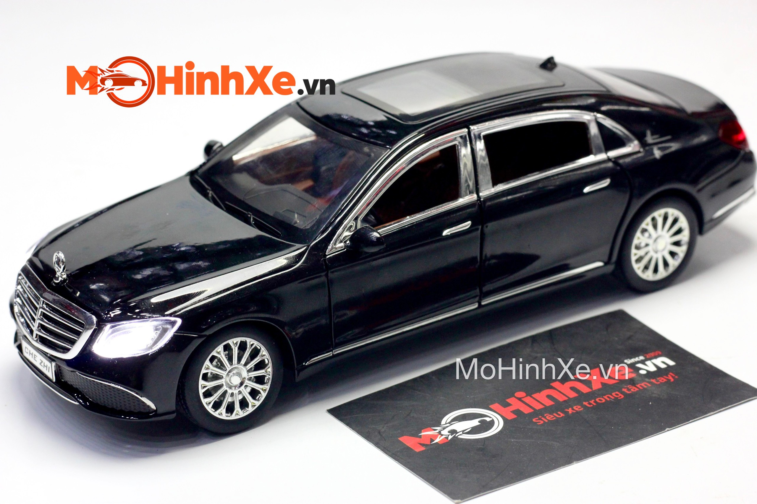 Mô hình xe Mercedes-Benz E300eL 1:24 CheZhi | MoHinhXe.vn