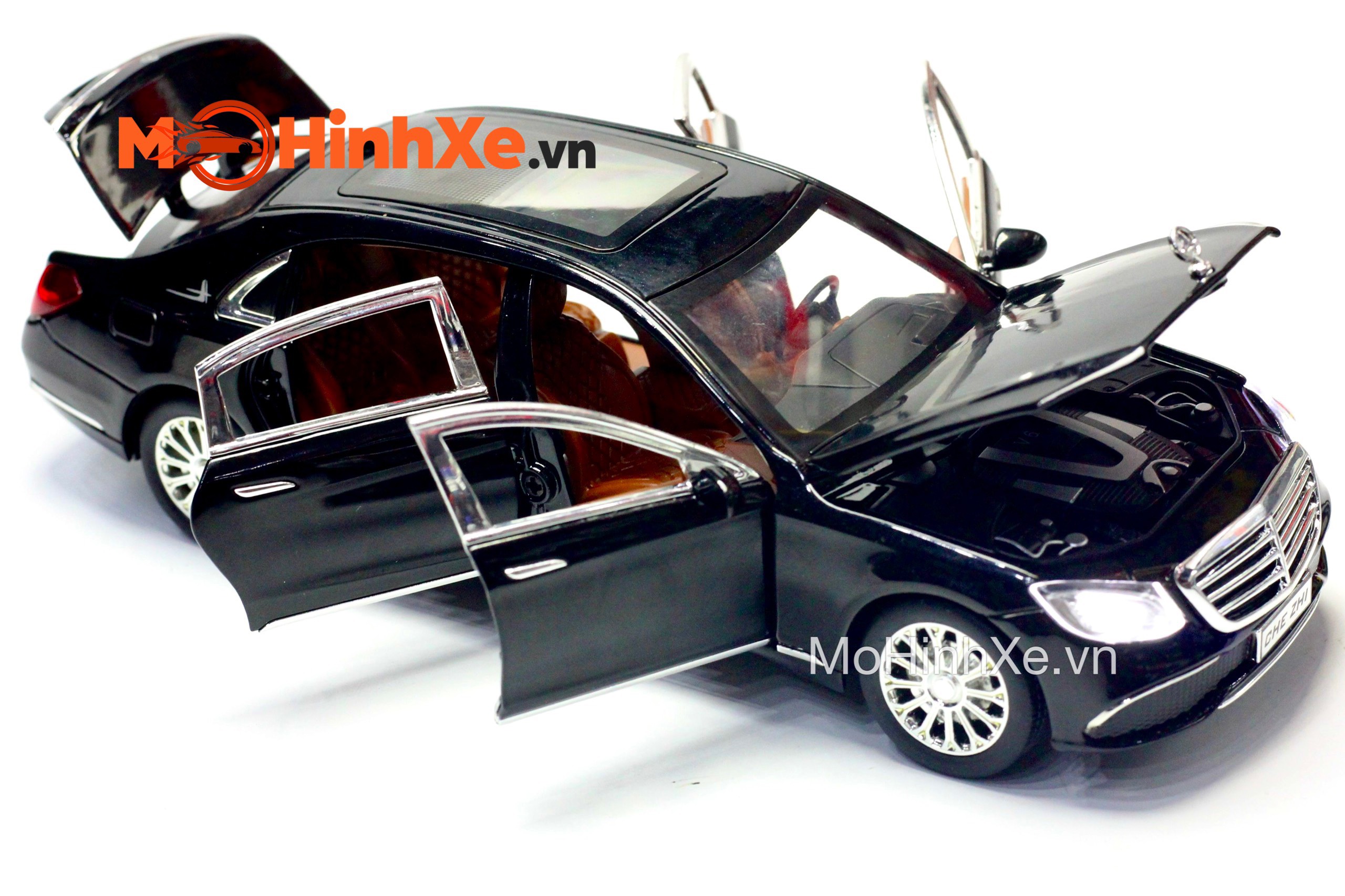 Mô hình xe Mercedes-Benz E300eL 1:24 CheZhi | MoHinhXe.vn
